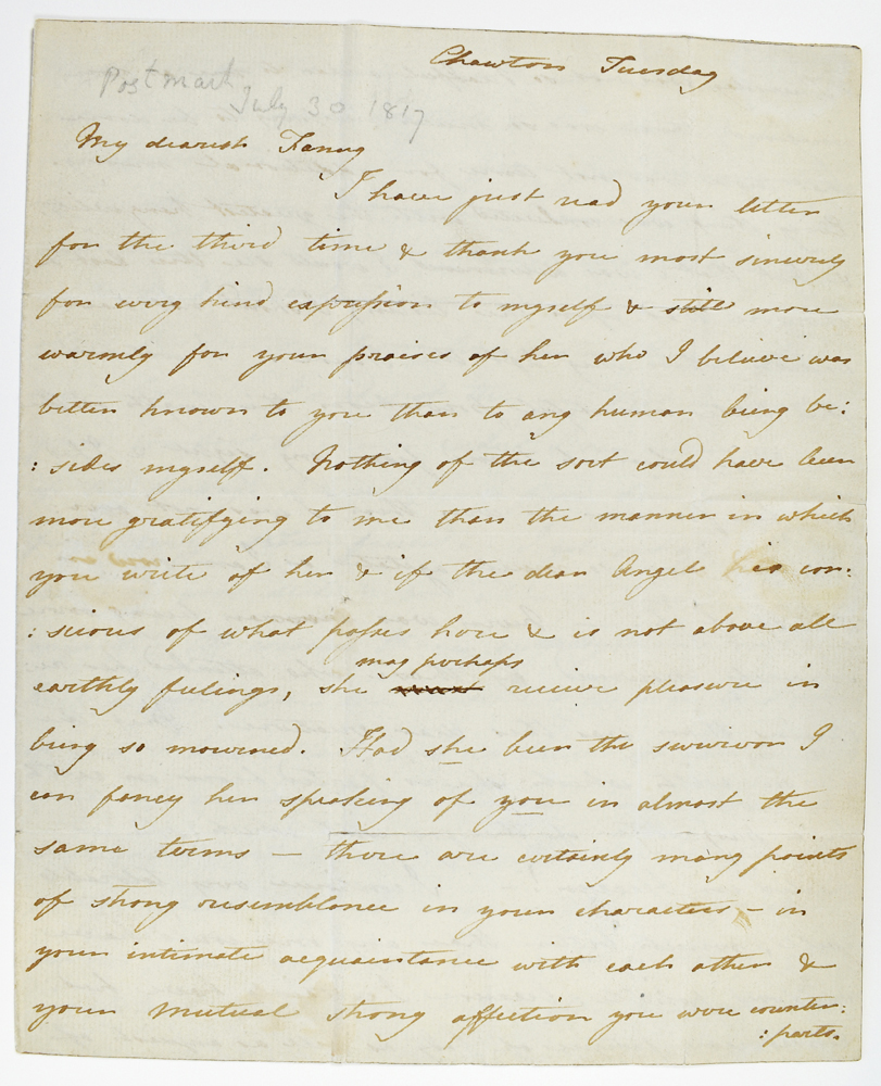 JANE AUSTEN (1775-1817) | The Last Letters with Lise Rodgers