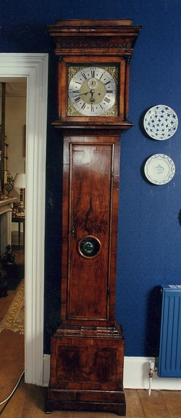 A longcase clock