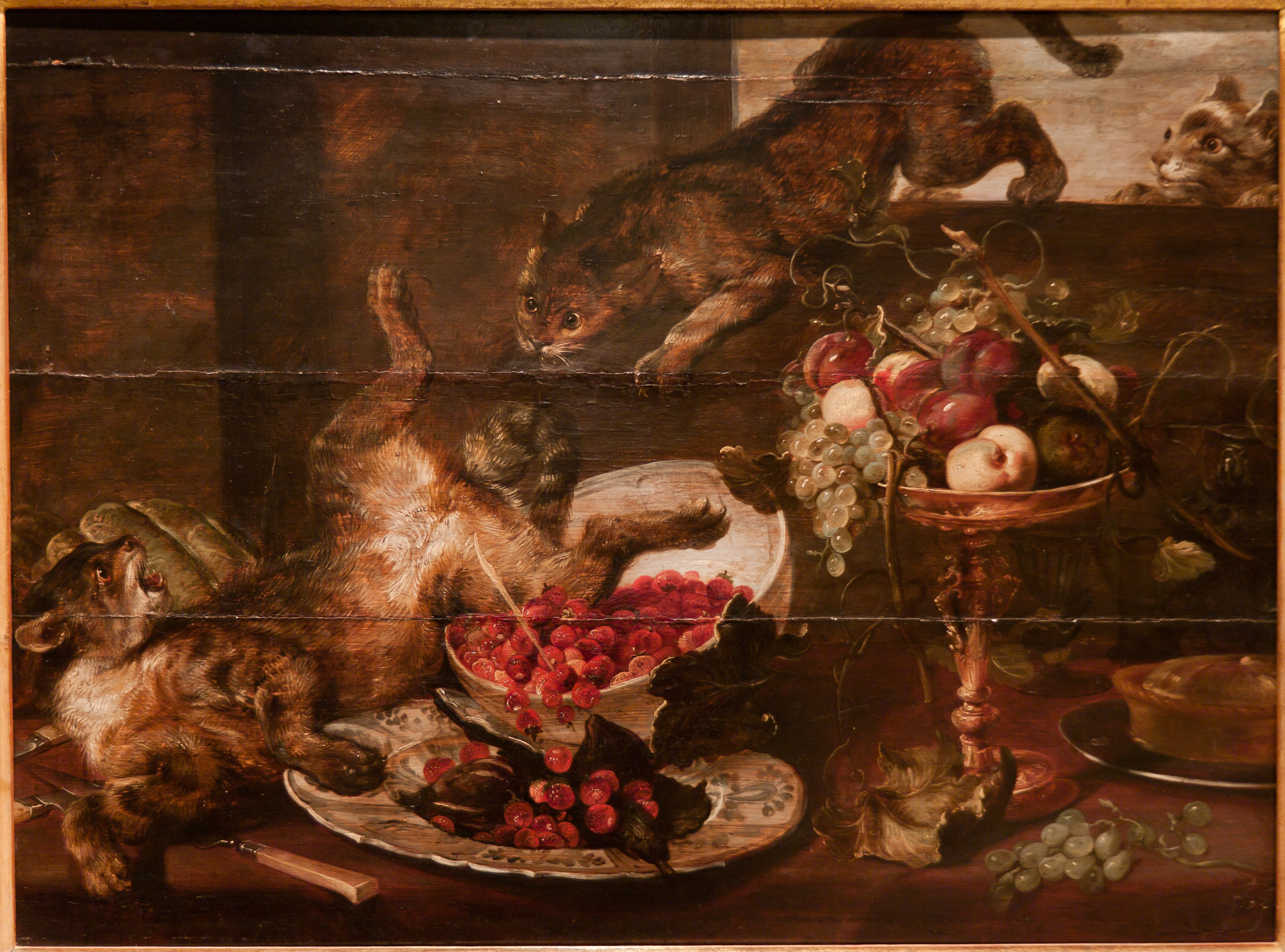 STILL LIFE WITH CATS