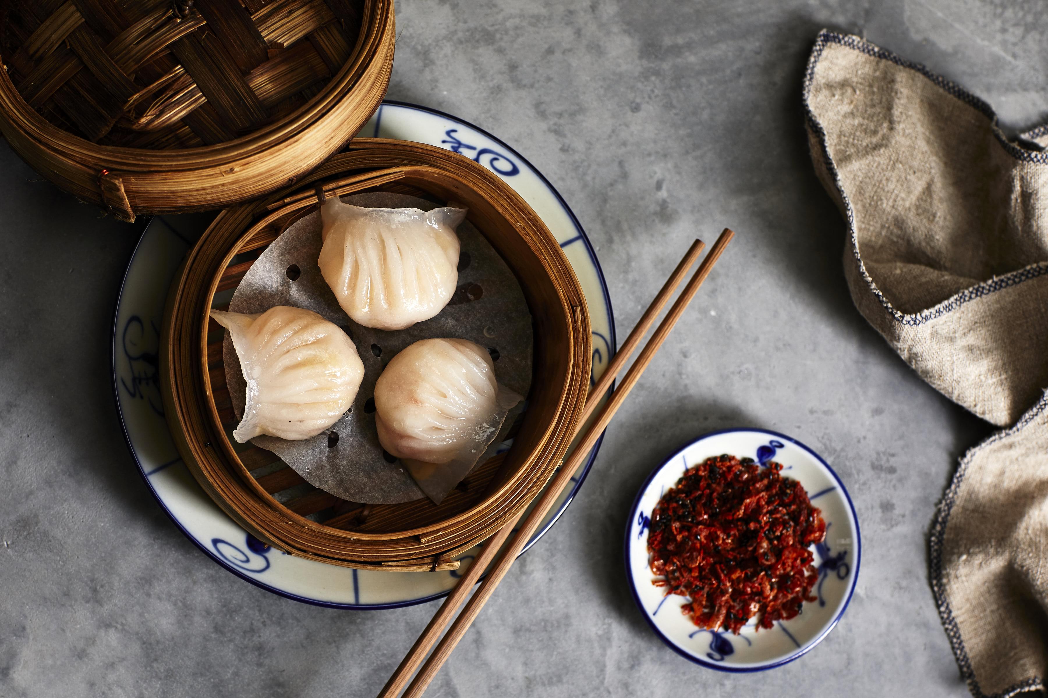Dumplings, Tea, Chinoiserie